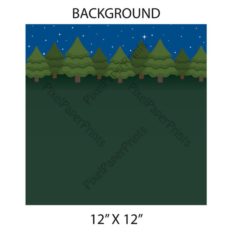 Camper Boys Clip Art and Digital paper set Camping clipart | Etsy