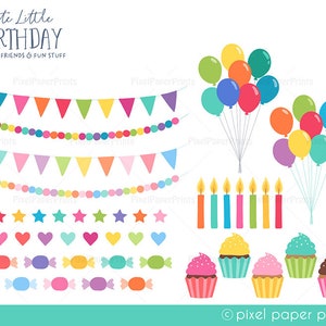 Birthday PNG Clipart - Cute Little Birthday - Over 240 graphics ...