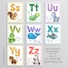 Alphabet Printable Posters Digital Animal ABC Posters for Classroom ...