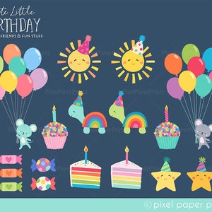 Birthday PNG Clipart - Cute Little Birthday - Over 240 graphics ...