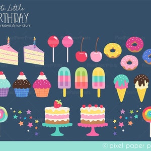 Birthday PNG Clipart - Cute Little Birthday - Over 240 Graphics ...