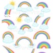 Rainbow Clipart Set | Colorful PNG Graphics for Commercial Use ...