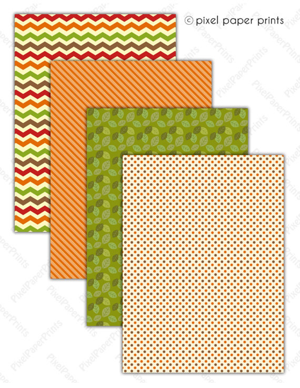 Forest Friends - Clip Art and Digital Paper Set - Digital Download ...