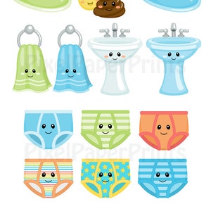 Potty Training Clip Art Blue Potty Training Printable Charts Rewards ...