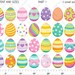 Easter Eggs Clipart - Clip Art and Digital Paper Set - Digital Download ...
