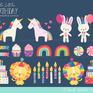 Birthday PNG Clipart - Cute Little Birthday - Over 240 Graphics ...