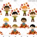 Autumn Boys - Fall Clipart - Clip Art and Digital Paper Set - Digital ...