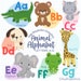 Animal Alphabet - Complete Collection LETTERS A TO Z - Clipart and ...