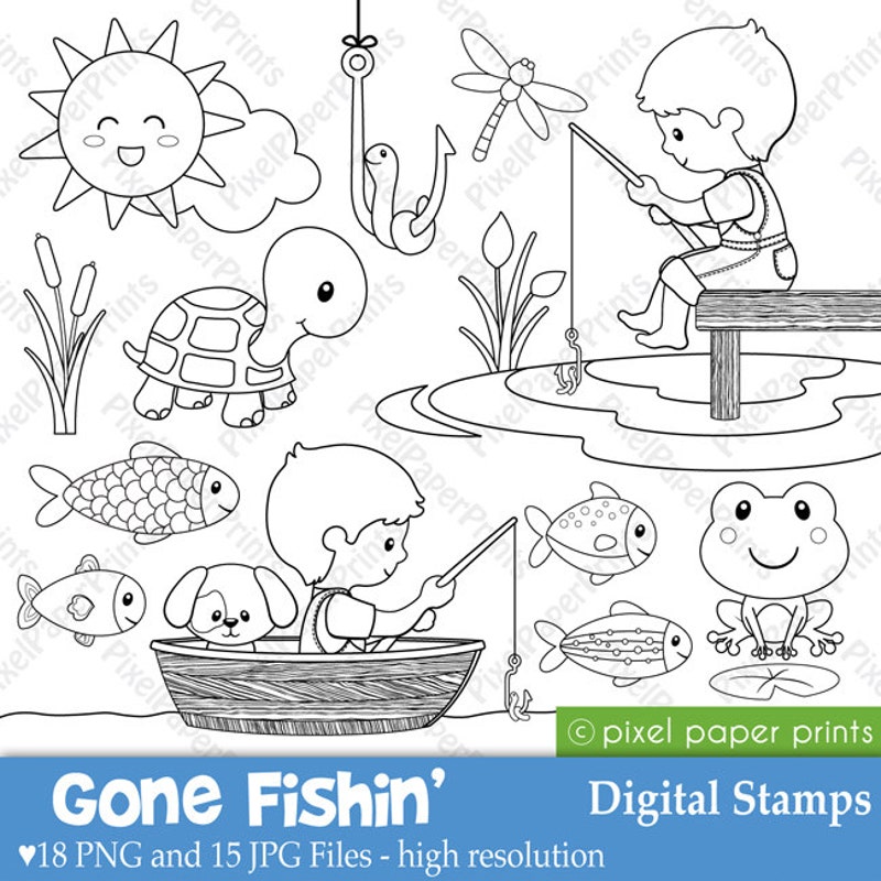 Digital Stamps - Etsy