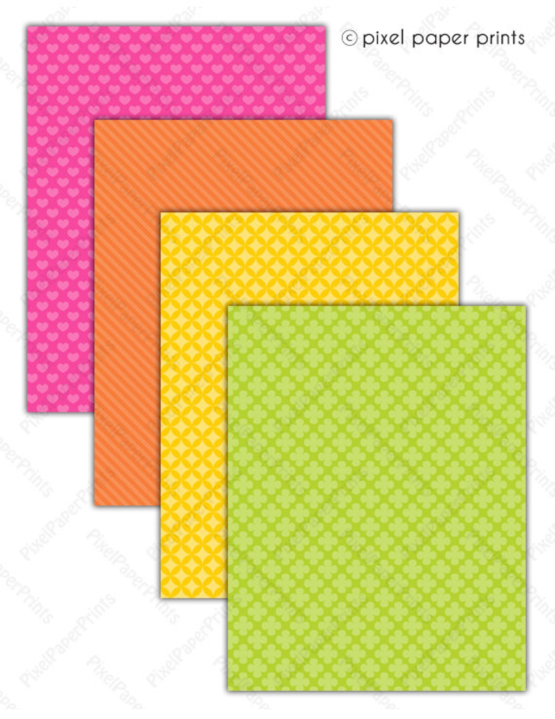 Rainbow Clipart - RAINBOW GIRLS - Clip Art and Digital Paper Set - Etsy