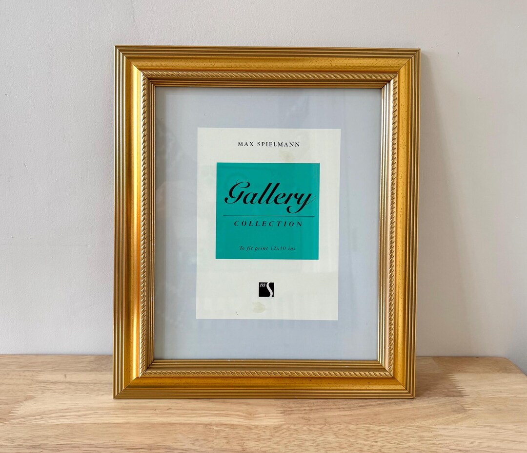 Vintage Gold Photo Frame MDF 12x10" Max Spielmann Gallery Collection ...