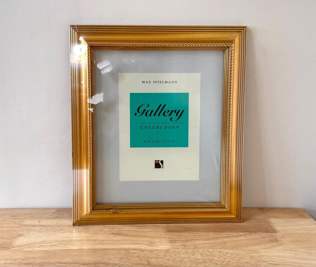 Vintage Gold Picture Frame MDF 12x10" Max Spielmann Gallery Collection ...