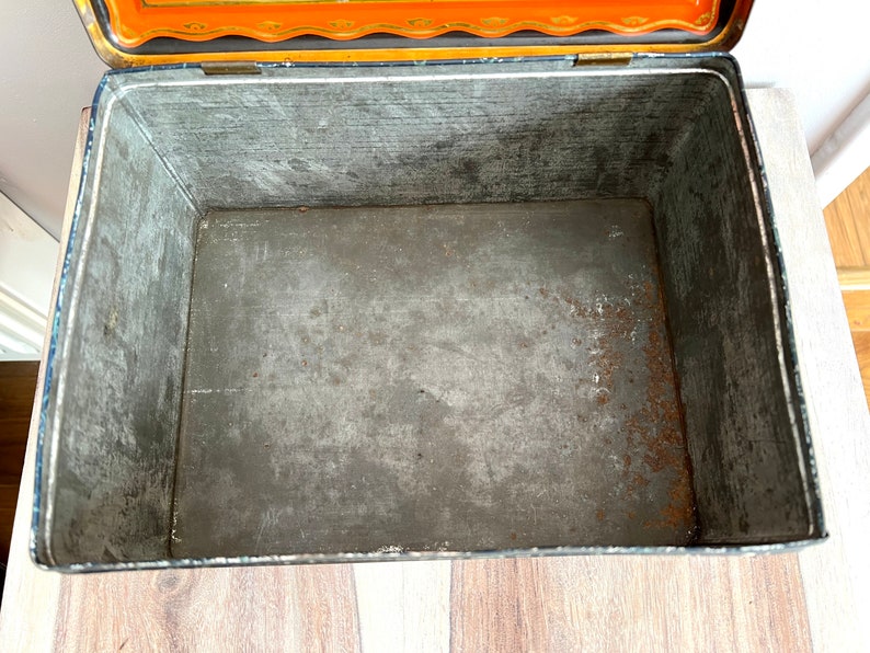 Vintage Blue Bird Tin | 1930s English Harry Vincent Advertising, Hinged ...