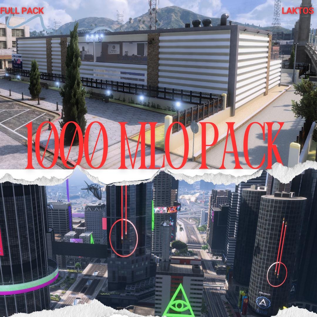 FIVEM MLO PACK - 1000+ - Etsy