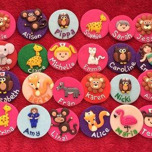 Handmade Personalised Name Badges With Magnetic Clasp - Etsy UK