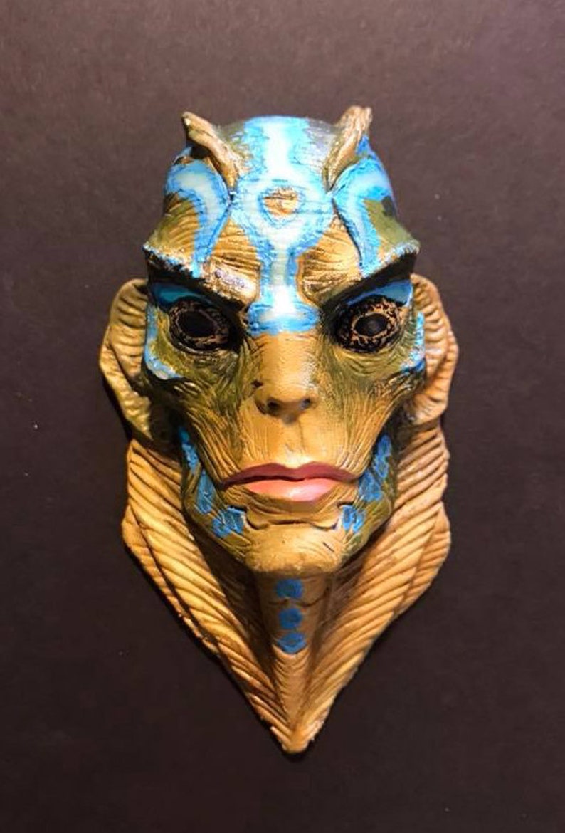 The Shape of Water Fishman Gillman Painted Glow in the Dark - Etsy Sweden