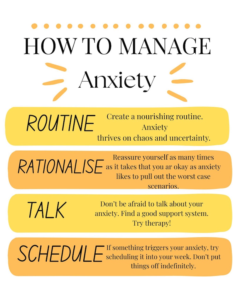 How to Manage Anxiety | Printable Guide Workbook for Children & Teens ...