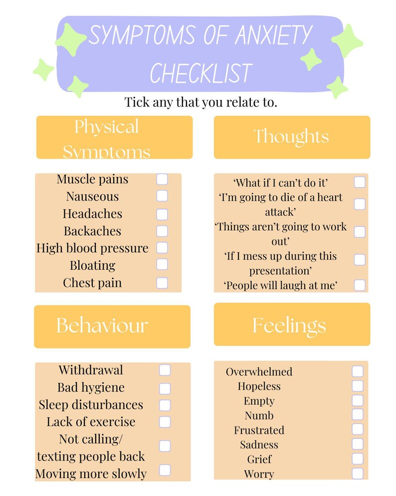 How to Manage Anxiety | Printable Guide Workbook for Children & Teens ...