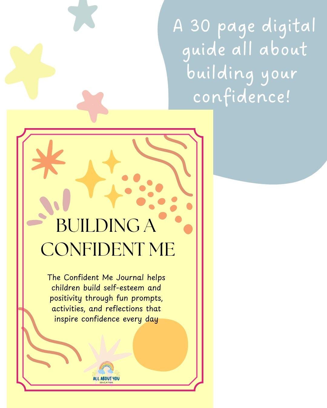 Building a Confident Me Printable | Self-esteem & Confidence Workbook ...