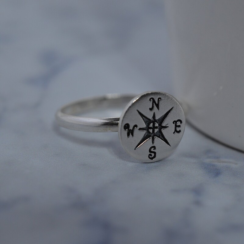 Compass Ring - Etsy