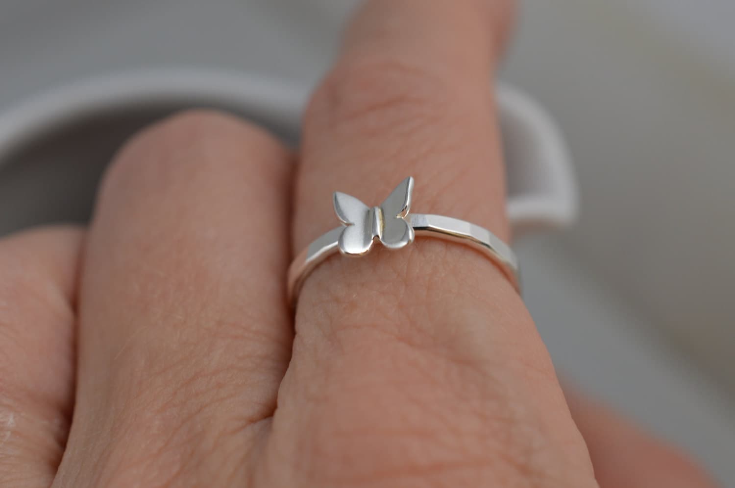 Butterfly Ring in Sterling Silver / Nature Ring / 925 / Insect - Etsy