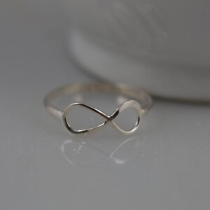 Infinity Ring Sterling Silver / 925 Love Ring - Etsy