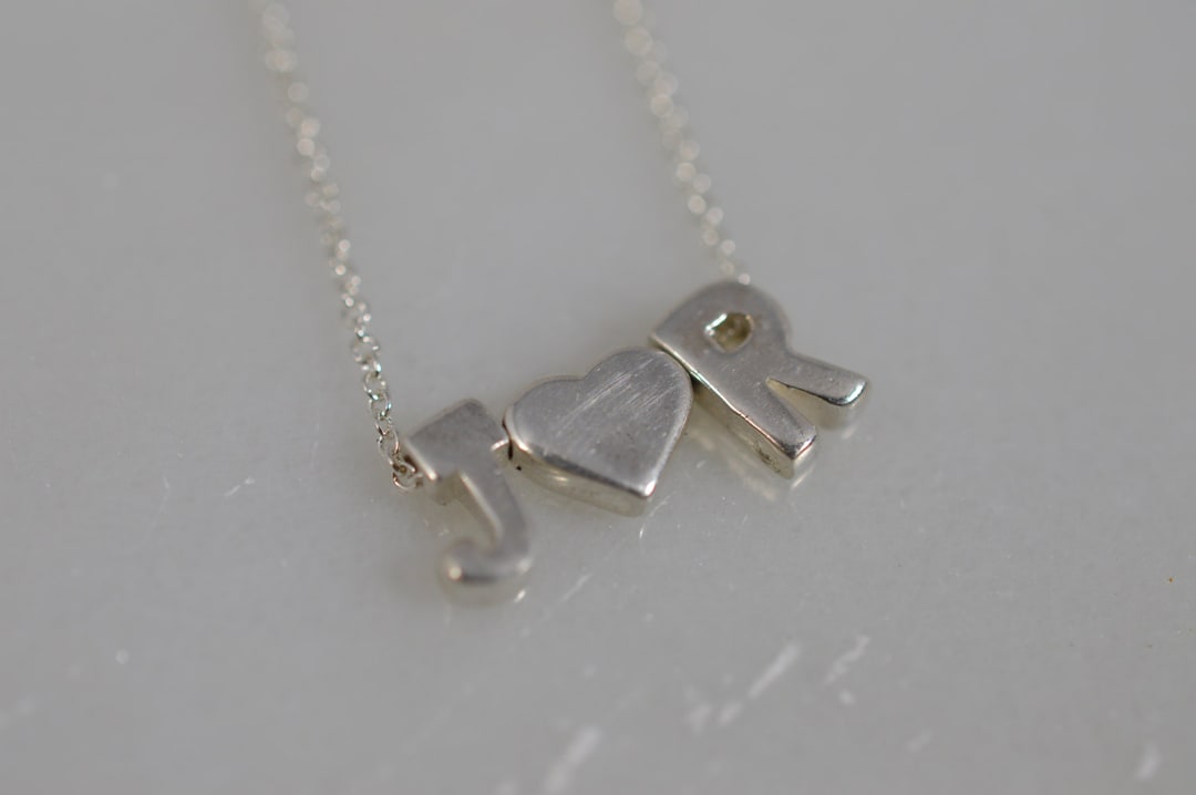 Custom Sterling Silver Initial Necklace - Choose Your Letter, Word or ...