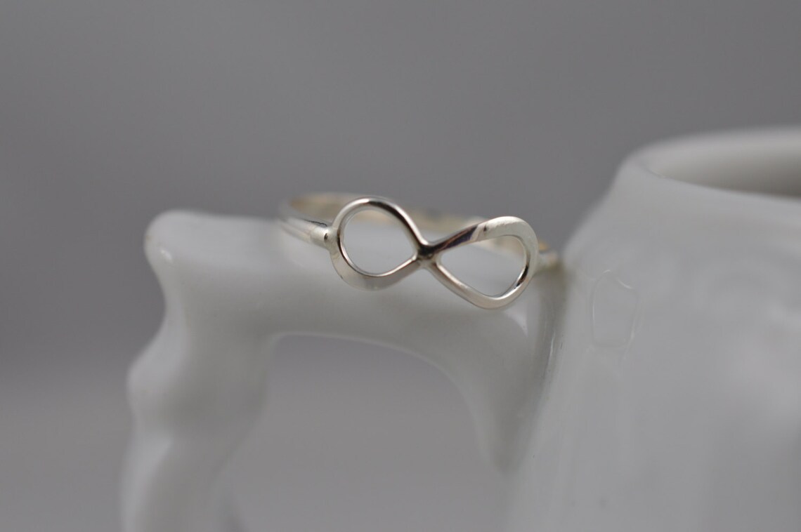Infinity Ring Sterling Silver / 925 Love Ring | Etsy