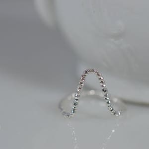 Arch Ring in Sterling Silver - Starburst - Etsy