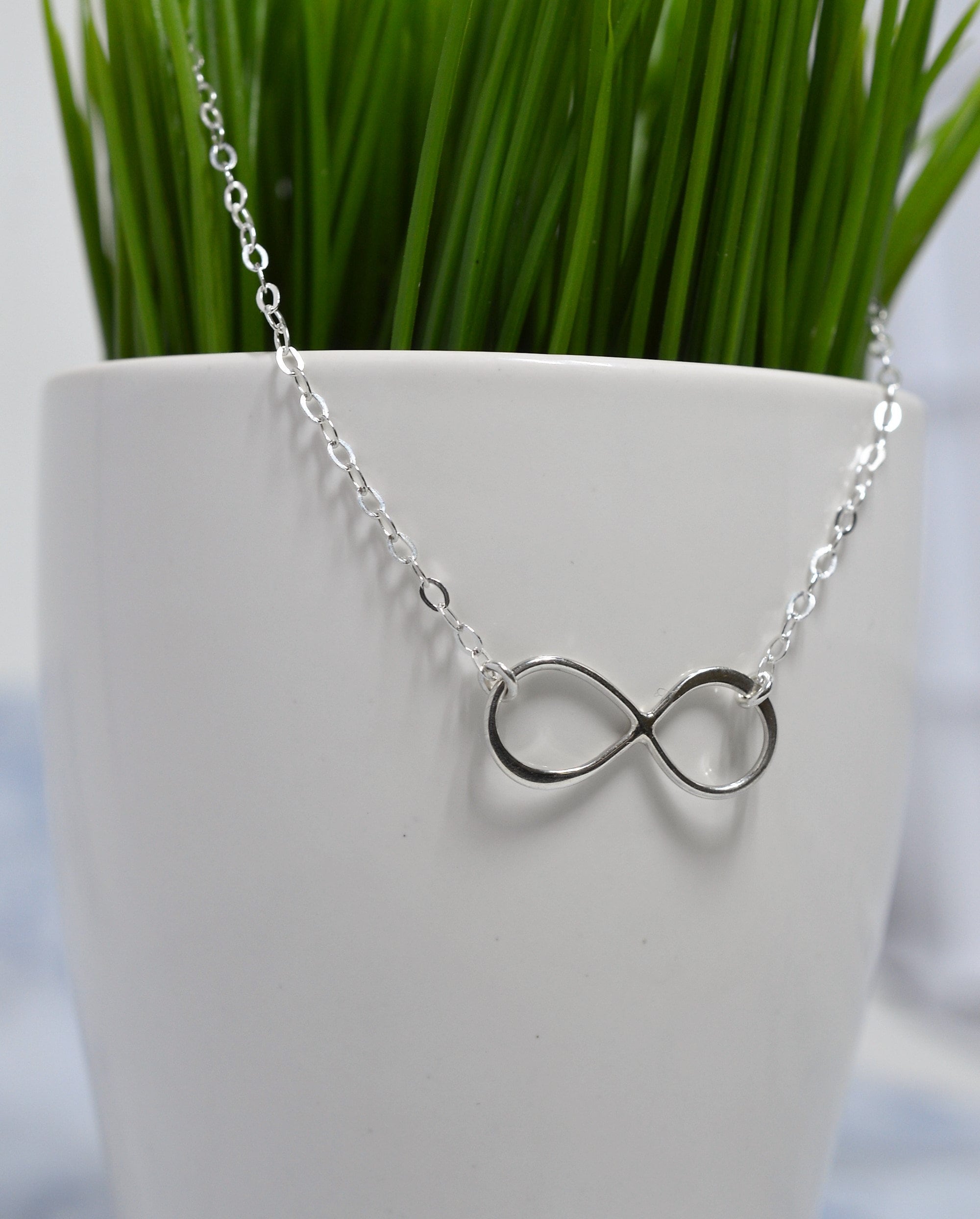 Sterling Silver Infinity Necklace / Bracelet / Anklet / 925 Love ...