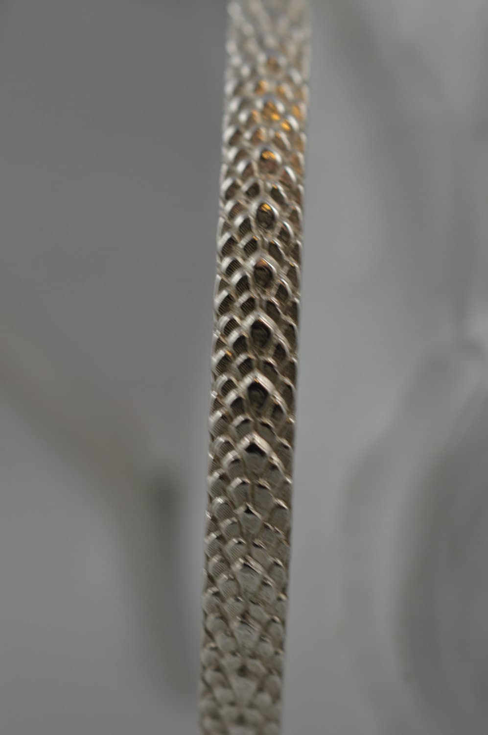 Sterling Silver Pattern Bangle Snake Skin Pattern Bracelet - Etsy
