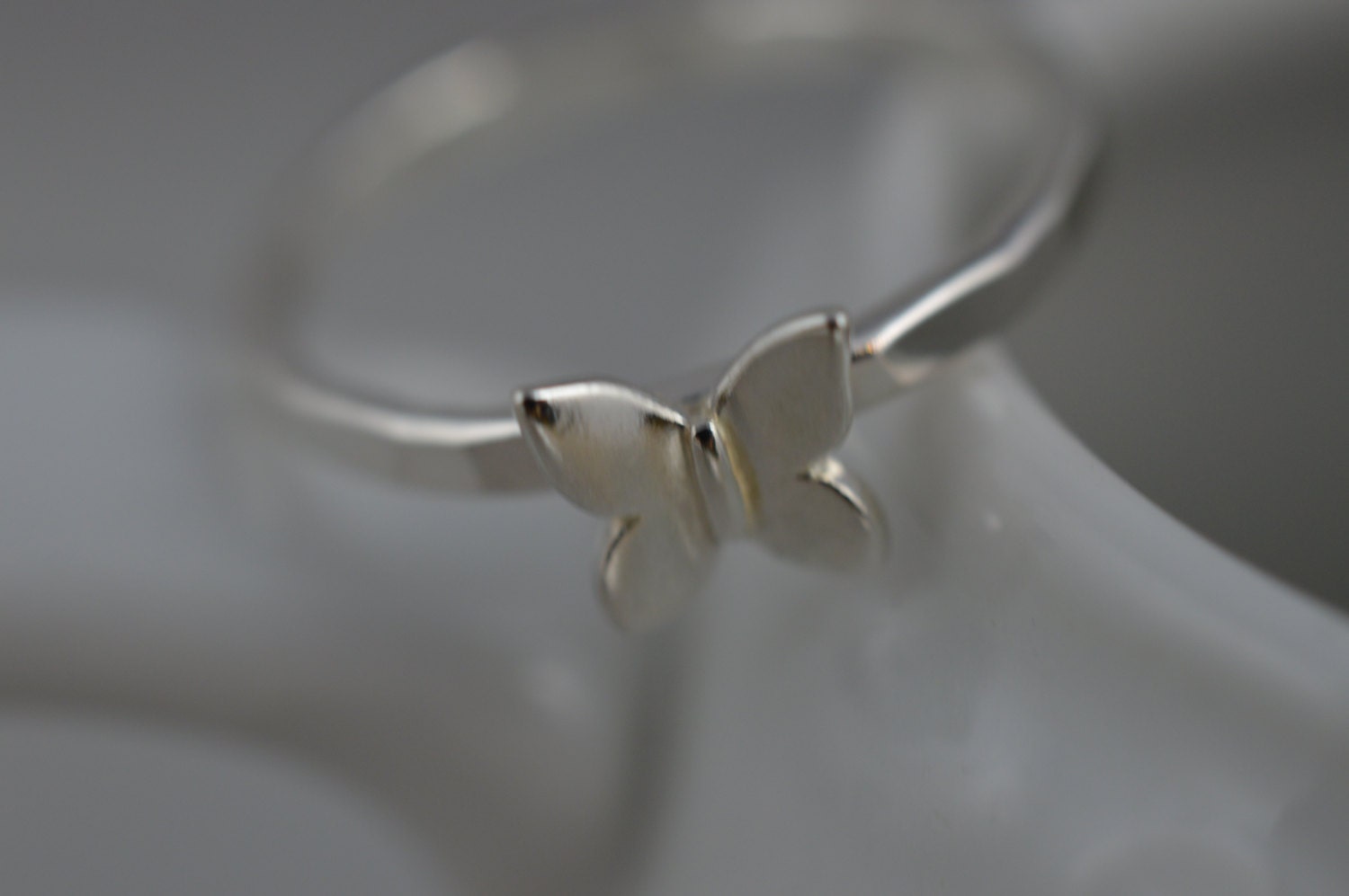 Butterfly Ring in Sterling Silver / Nature Ring / 925 / Insect - Etsy