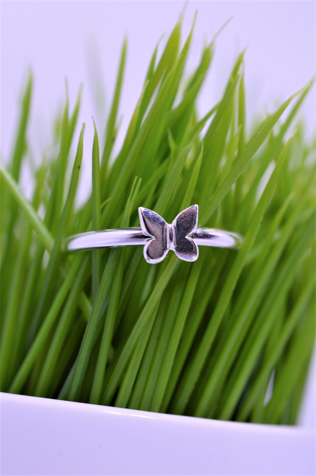 Butterfly Ring in Sterling Silver / Nature Ring / 925 / Insect / Bug - Etsy
