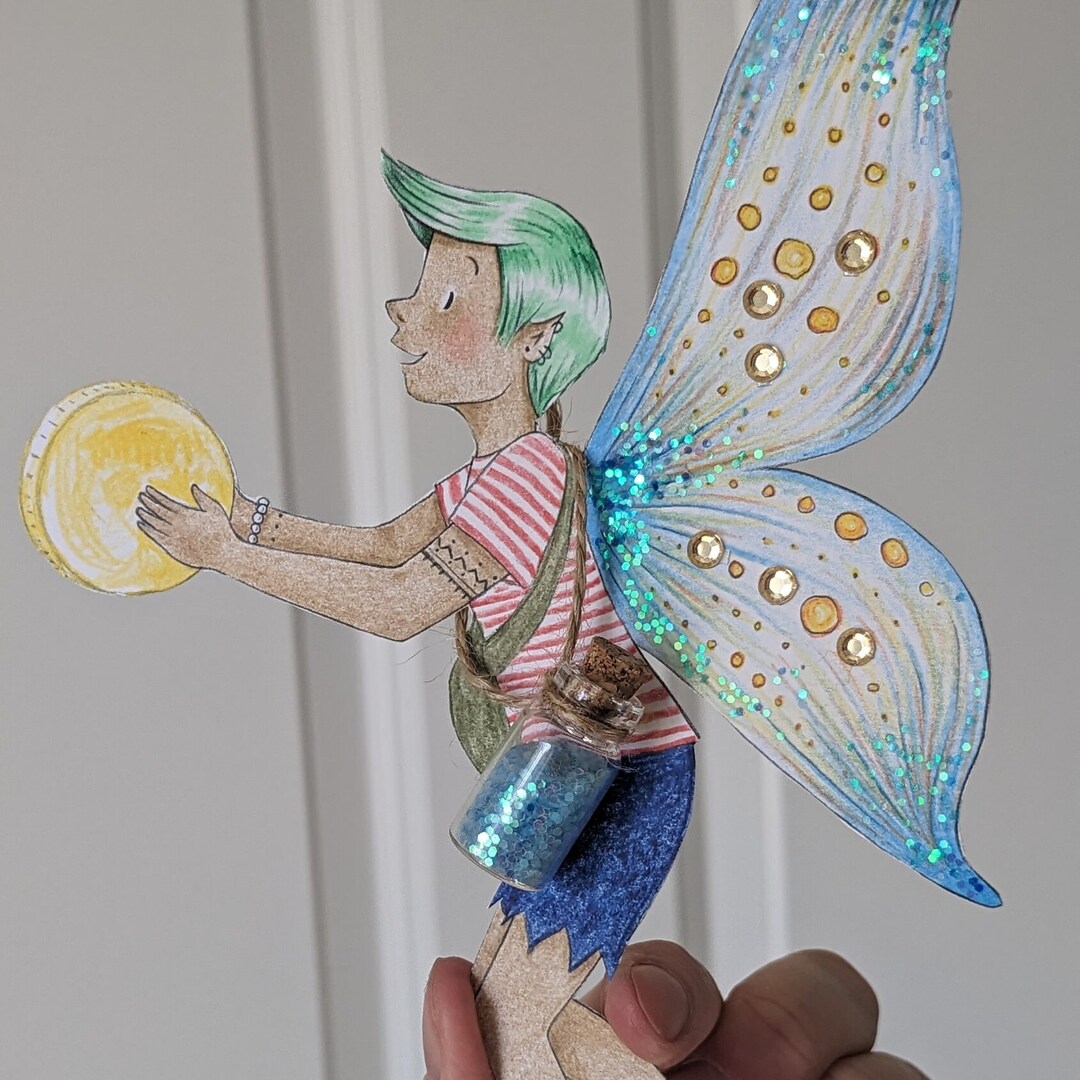 FAIRY Craft KIT Children Kids Birthday Gift Tooth Fairy First Wobbly ...