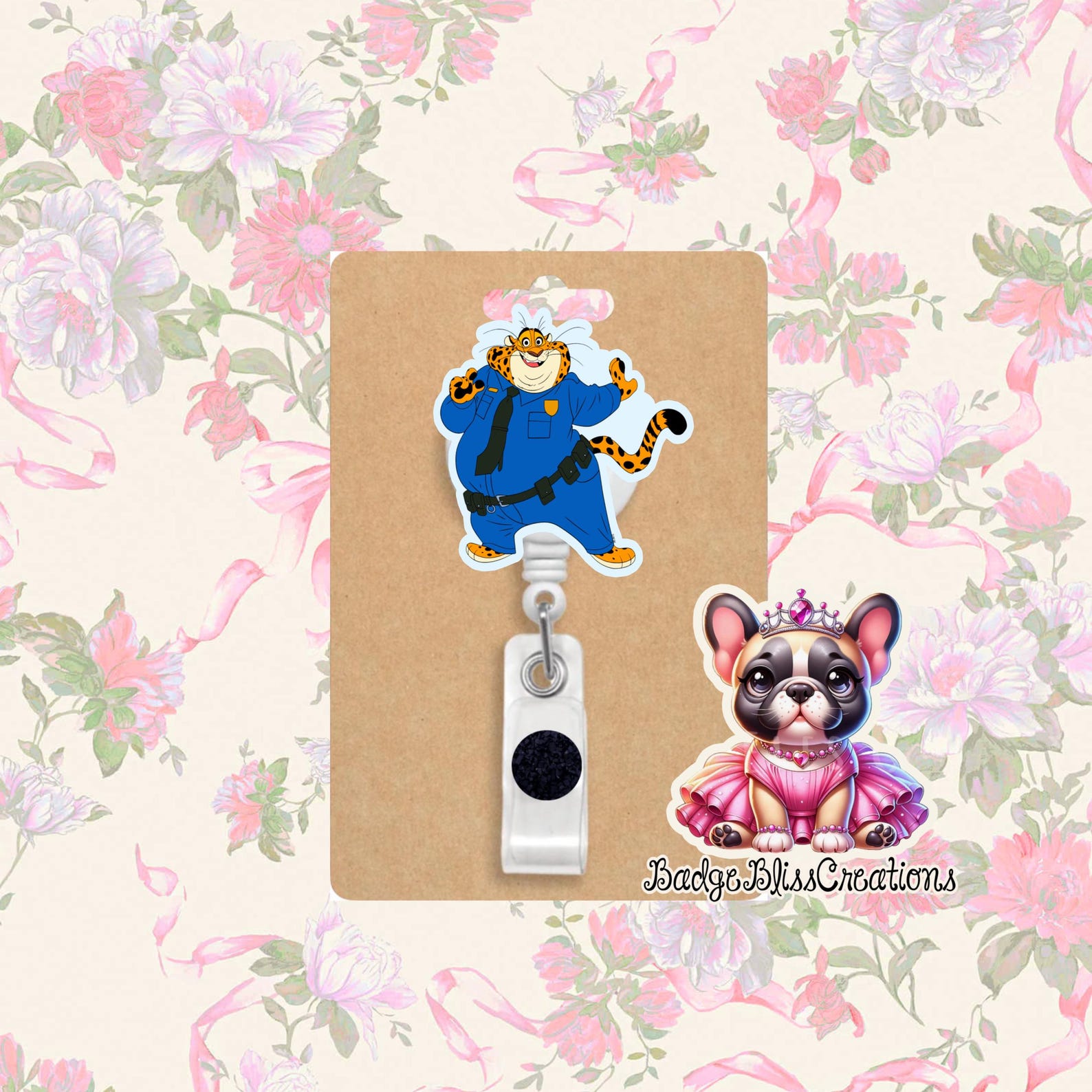 Benjamin Cheetah Officer From Zootopia Retractable Badge Reel - Etsy