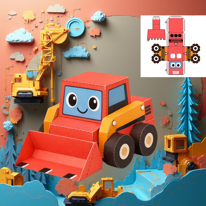 Build Your Own Paper Vehicles | Cut Fold Glue Craft for Kids | 9 ...