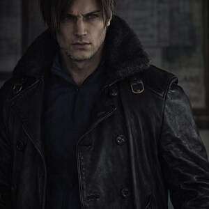 RE9 Leon S Kennedy Leather Jacket | Resident Evil Cosplay Costume - Etsy