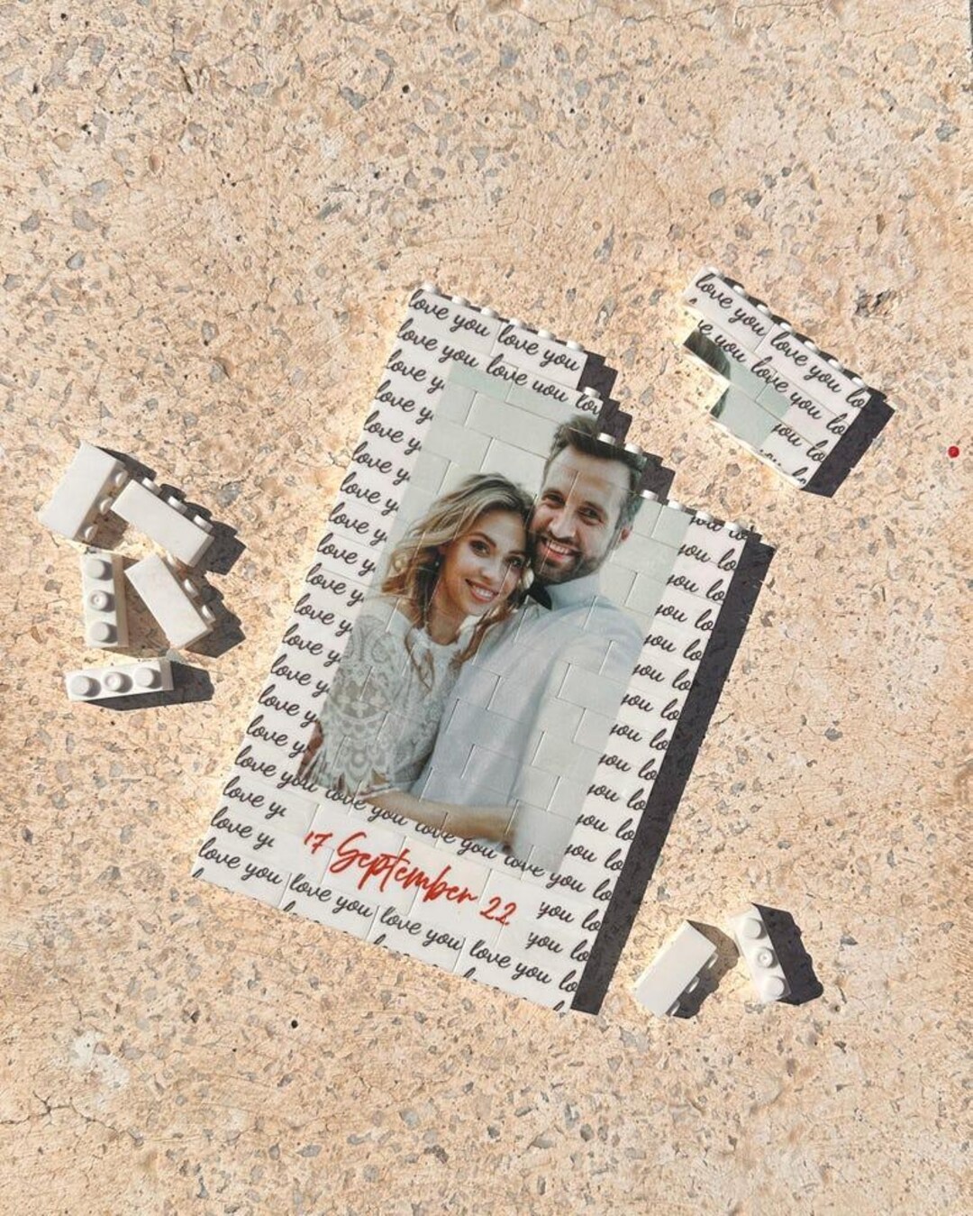 Personalized Photo Building Blocks for Couples, Engaged, Wedding ...