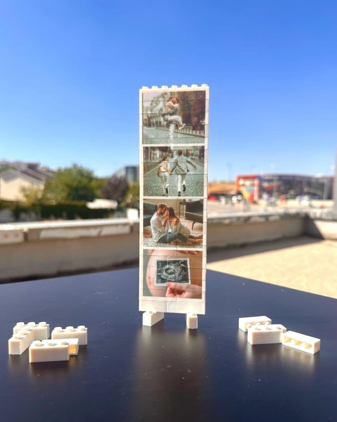 Personalized Building Bricks Style Photo Blocks for Couples ...