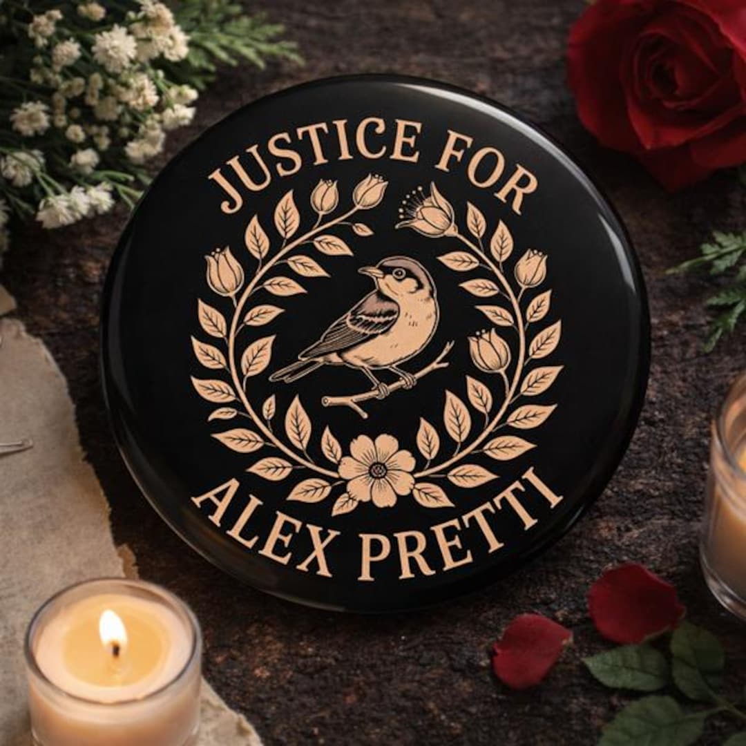 Anti ICE Pin, Justice for Alex Pretti Pin Button, Be Good Button, Be ...
