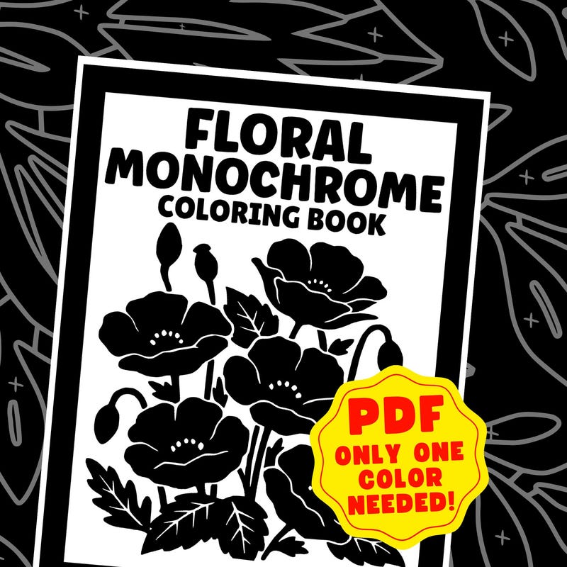 Mandala Coloring Flower - Etsy