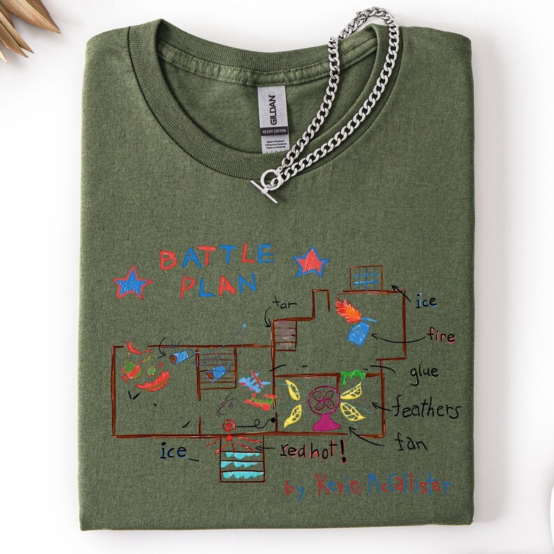 Battle Plan Shirt, Creative Trap Map Holiday Shirt,kevin Style House ...
