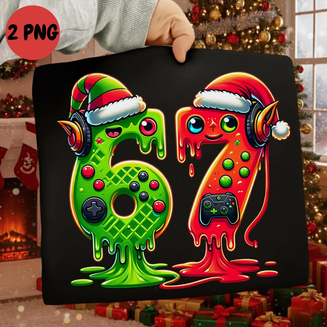 67 Icecream Drip Gamer PNG: Meme Xmas (digital Download) - Etsy
