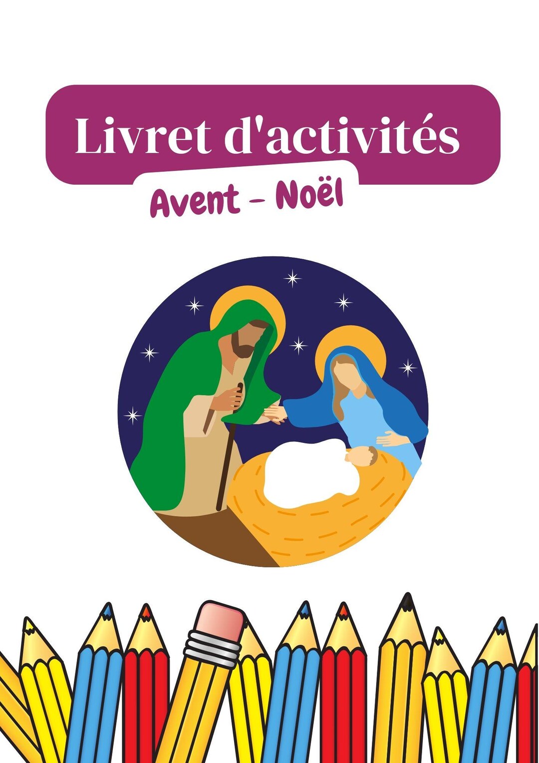 Activity Booklet on the Theme of Advent and Christmas (ages 3-6) - Etsy