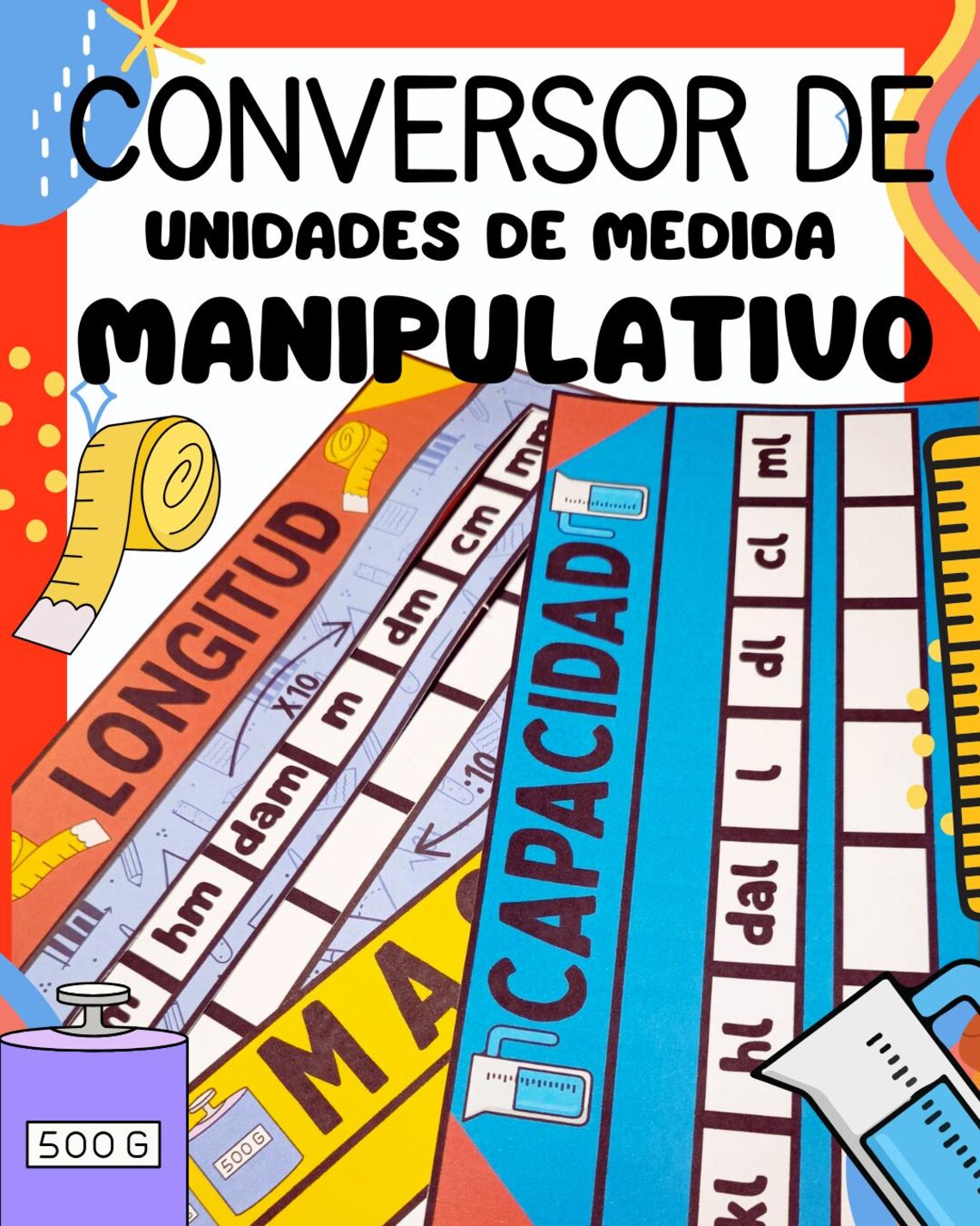 Measurement Converter Wheel – Printable PDF - Spanish/english - Etsy