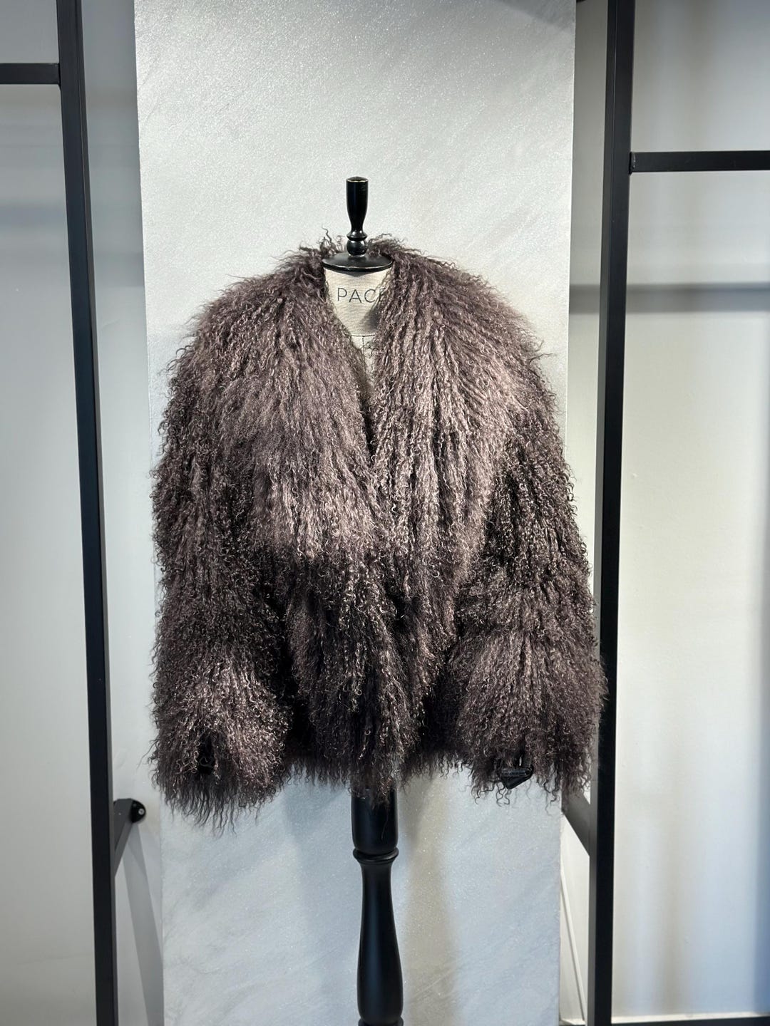 Real Tibetan Fur Coat - Brown Tibetan Coat - Tibetan Lamb Coat for ...