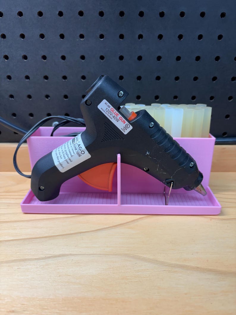 Large Hot Glue Gun Station With Drip Tray and Full Size Tool Stand - Etsy