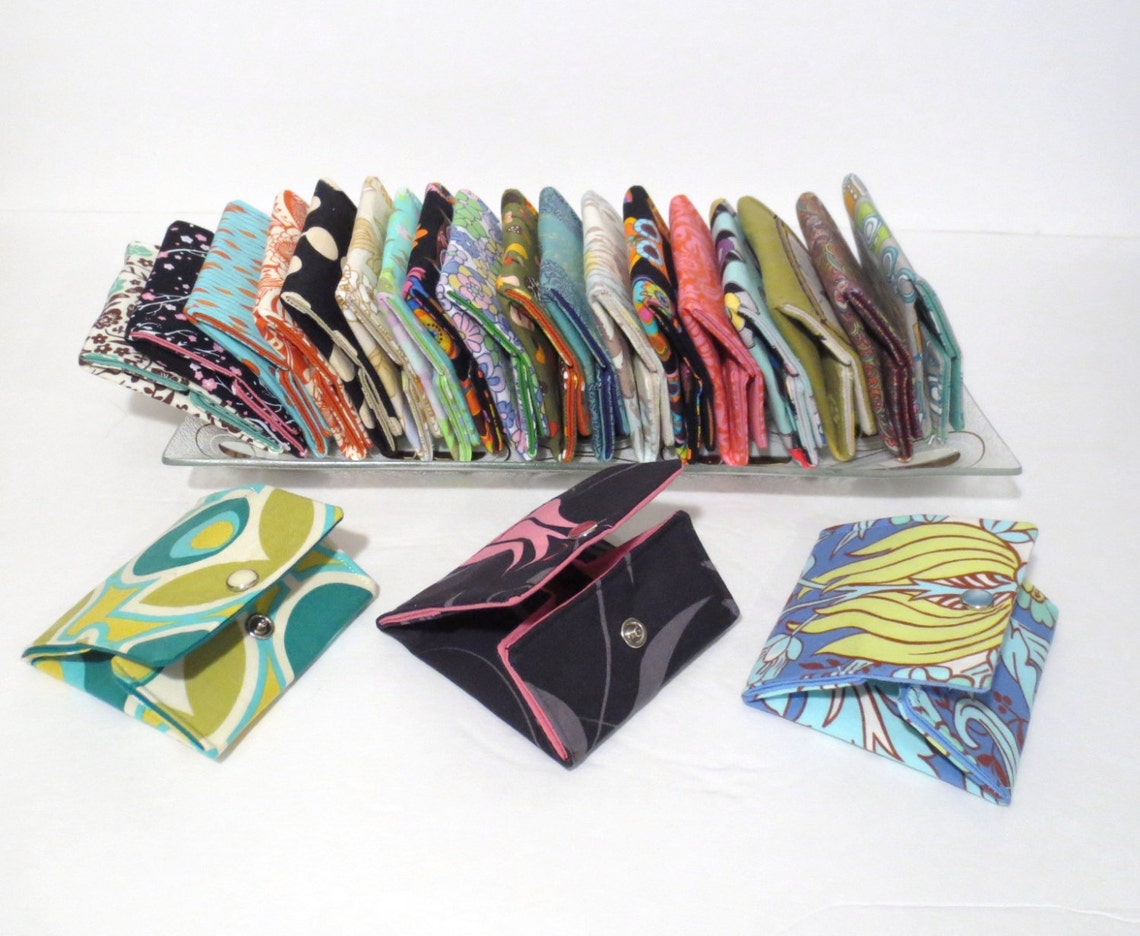 PDF Sewing Pattern, Folding Coin Purse, Coin Pouch, Wallet, Change ...