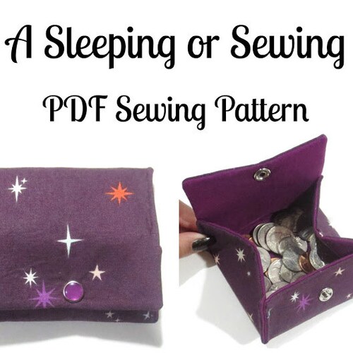 Mini Coin Purse or Wallet PDF Pattern - Etsy