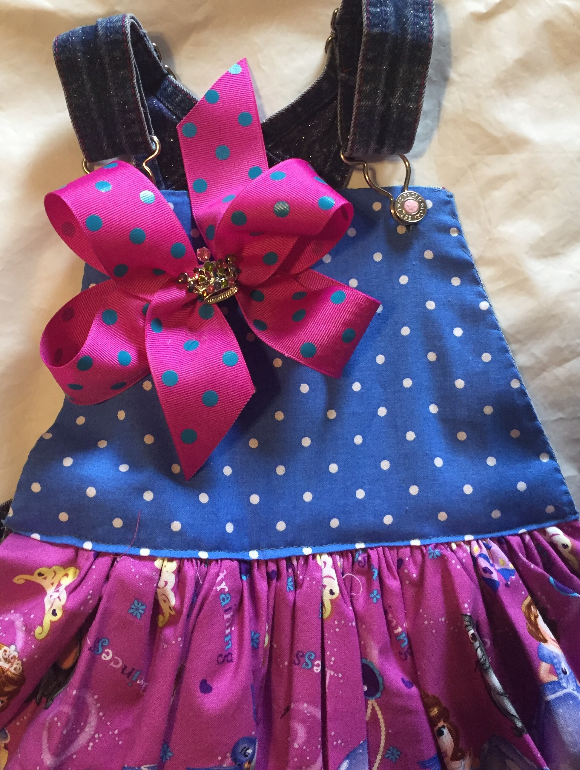 Sofia the First Overalls - Etsy